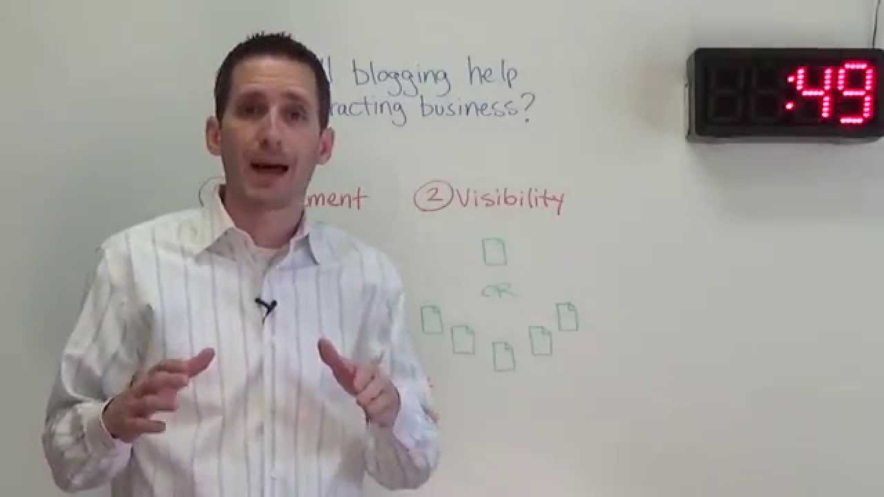 Contractor Marketing 2-Minute Tuesday: Blogging for Contractors