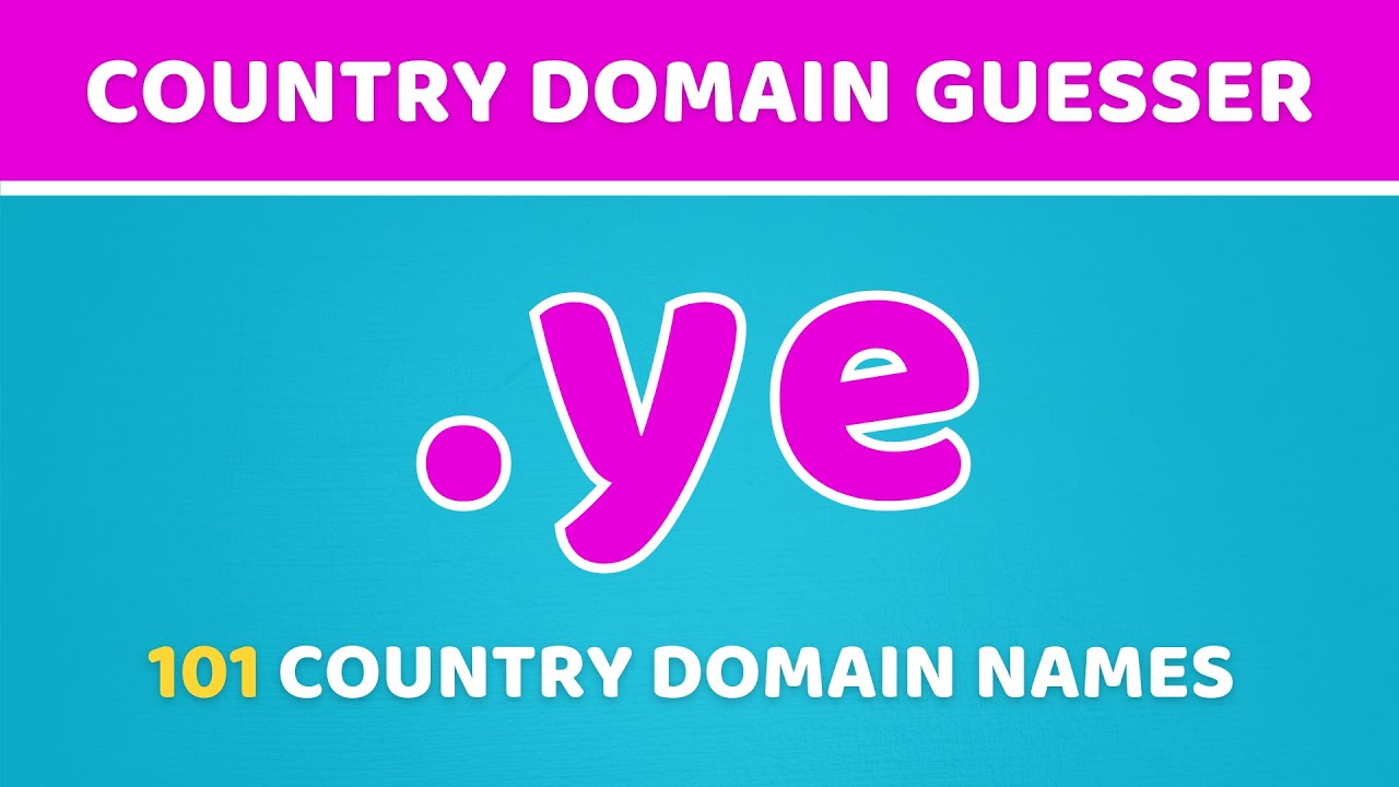 Country Domain Name Quiz | Only Super Smarty Pants Can Guess All 101 Countries by Their Domain Name!
