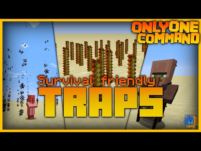 Spike Traps & more with only one command! | Vanilla Minecraft Minecraft Map