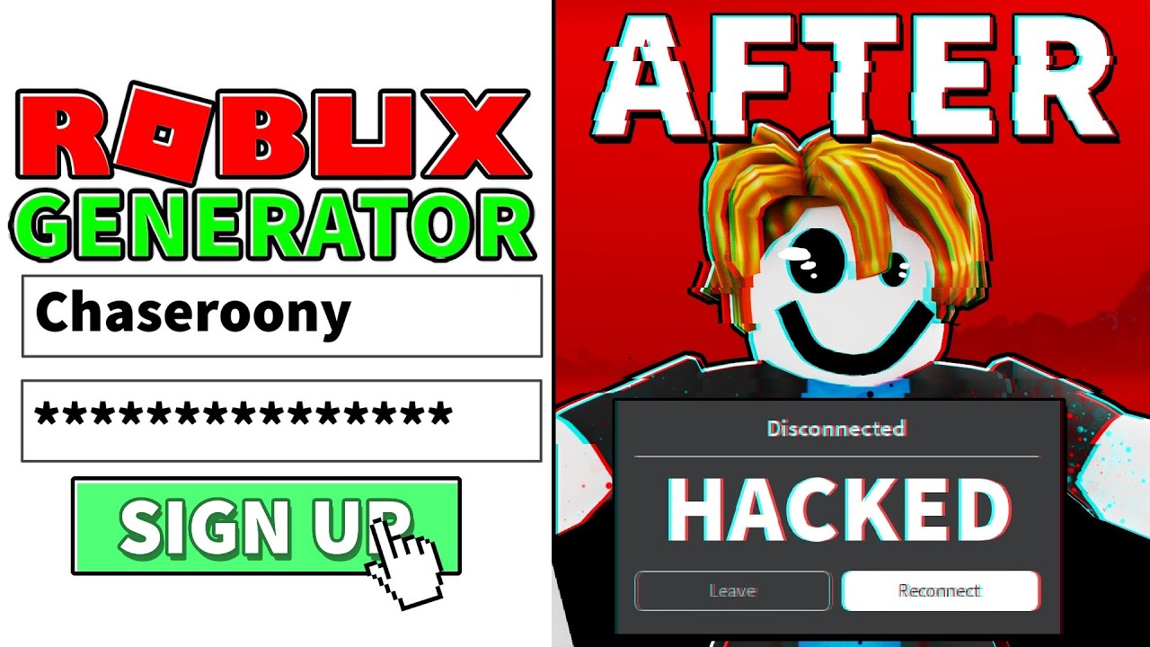 i tried ROBLOX FREE ROBUX GENERATORS...