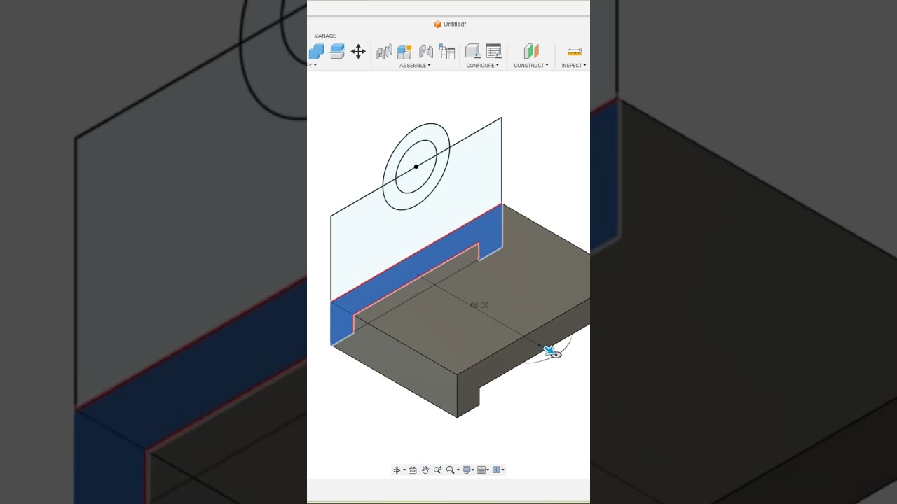 Fusion360 Part Modeling Tutorial-140. #design #3dmodeling #modelingtutorial #engineering#fusion360