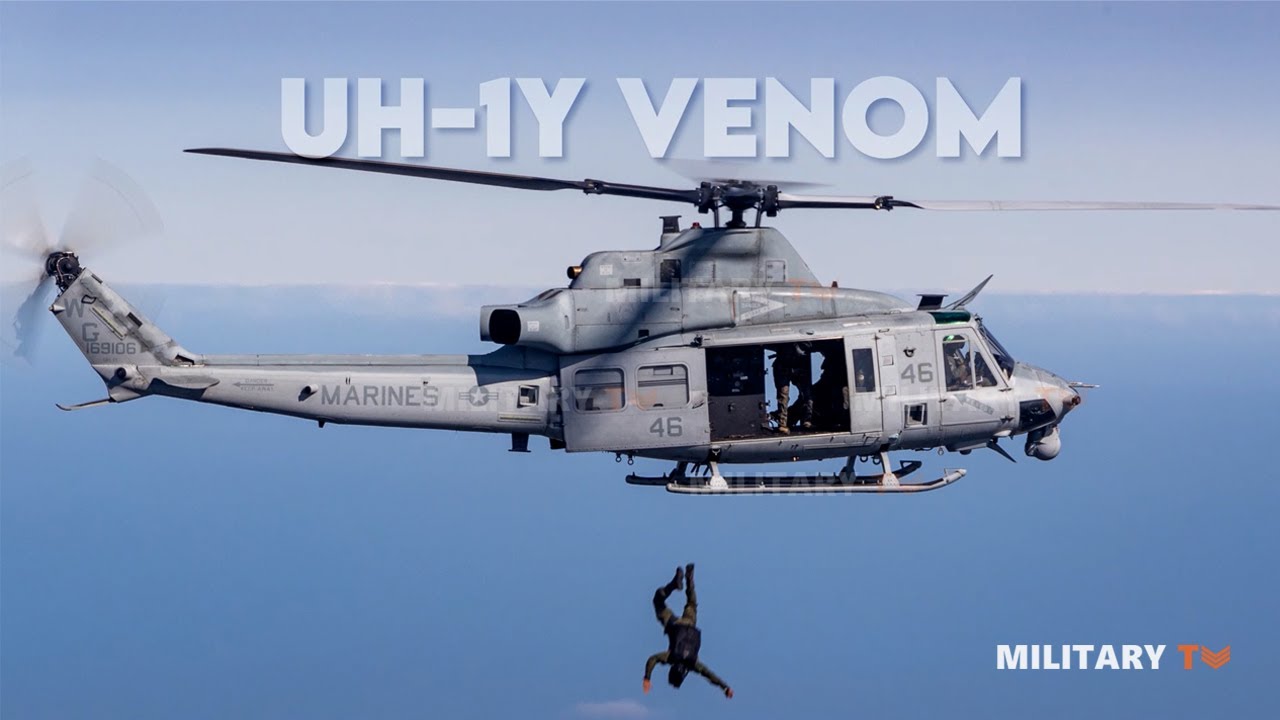 The Powerful US Marines Bell UH-1Y Venom / Super Huey
