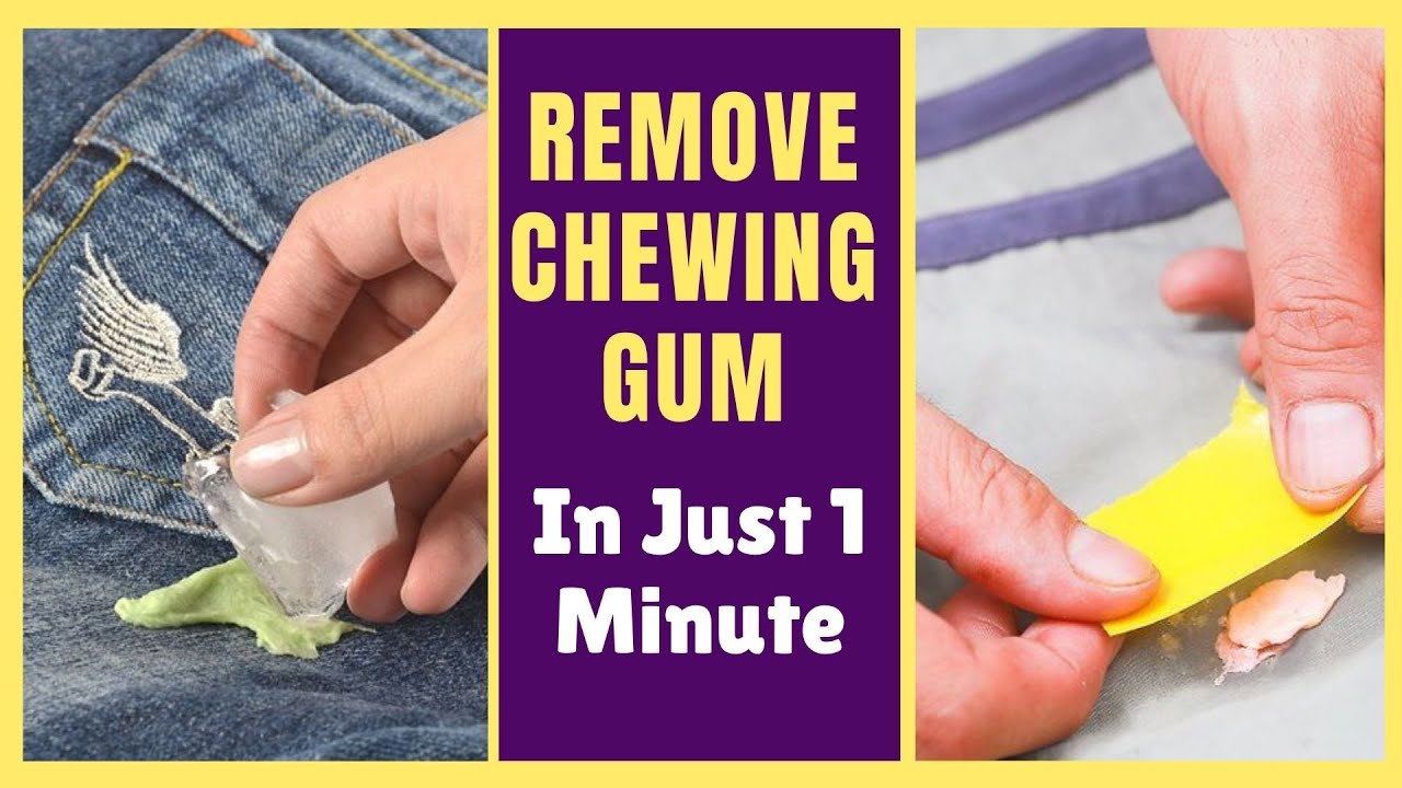 How To Remove Chewing Gum From Clothes Easily? In No Time
