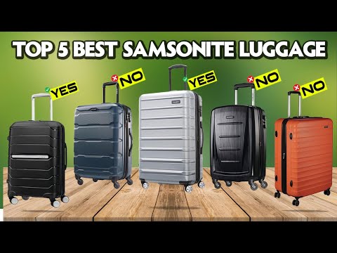 Top 5 Best Samsonite Luggage 2025 🧳 DON'T Buy a Samsonite Luggage Until You See This!