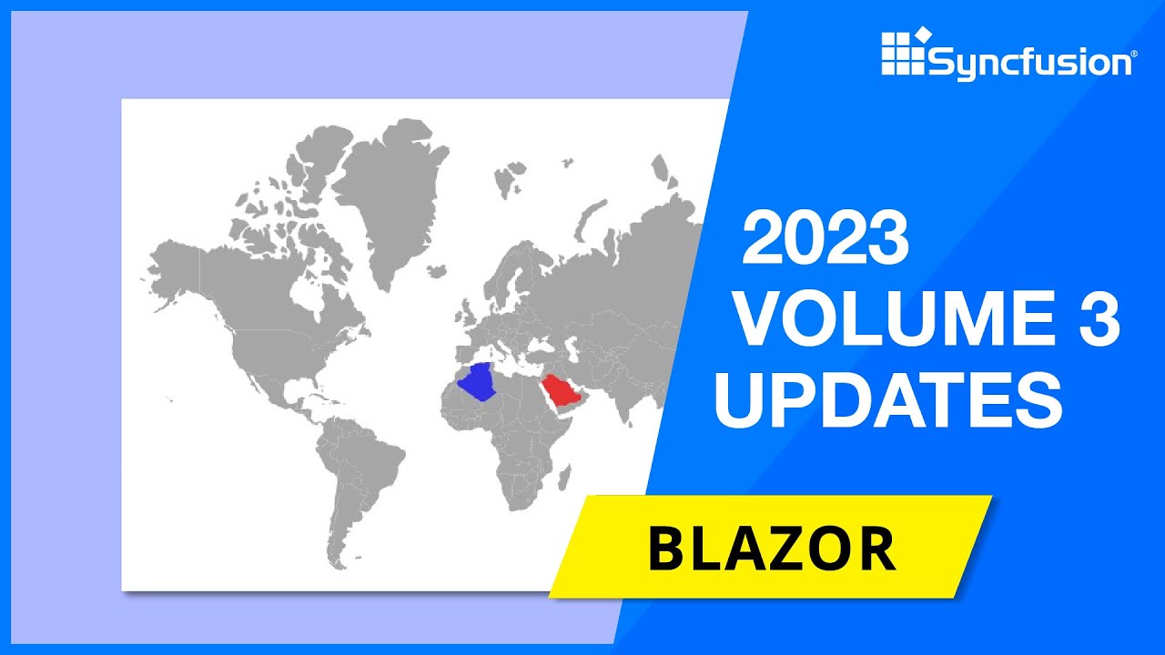 Syncfusion Blazor Updates—2023 Volume 3
