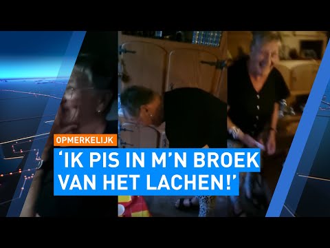 HILARISCH! Huis van oma Francien versierd met Belgische vlaggen | EK 2020