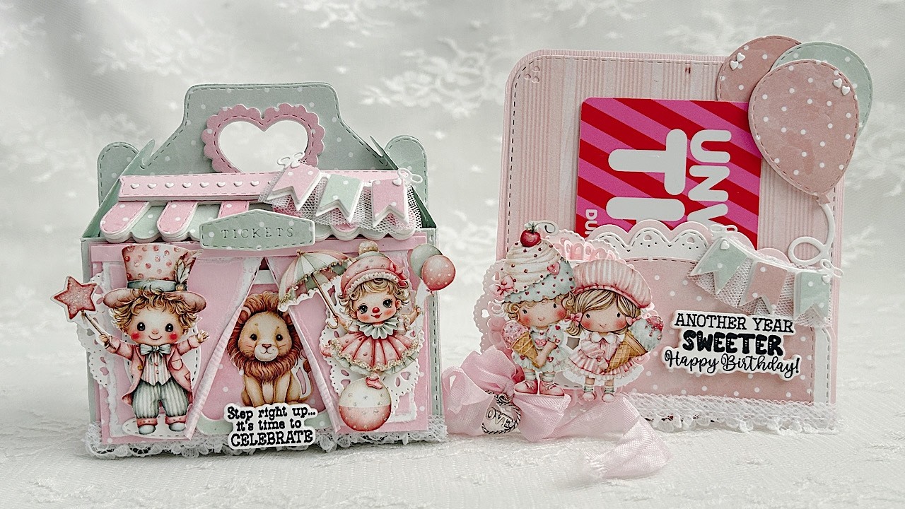 My Creative Time ~ Circus Theme Treat Box, Gift Card Holder #mctdesignteam