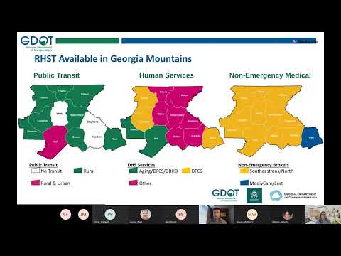 Rural And Human Services Transportation Plan Virtual Regional Workshop: GEORGIA MOUNTAINS