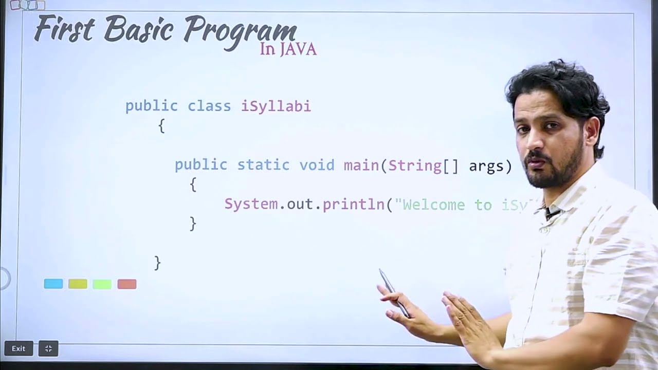 First basic program in java |video -3|Control structures| sequential control | java for beginners