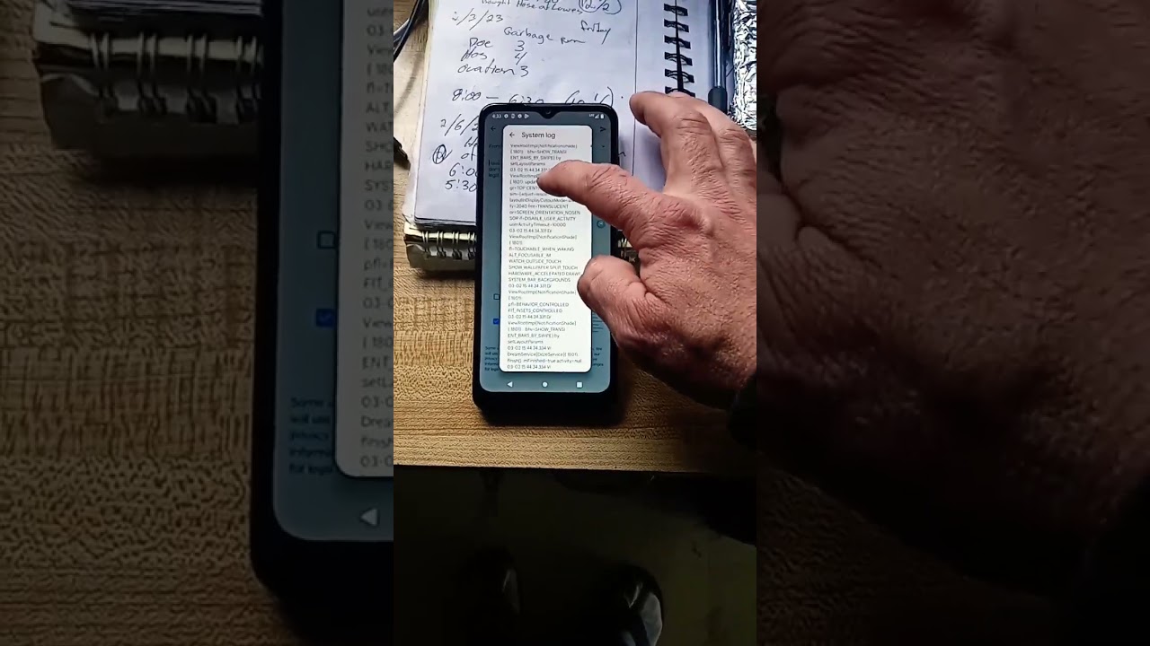 finding system logs on android