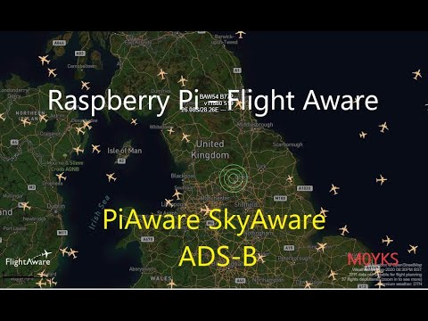 Testing the Raspberry Pi - FlightAware PiAware SkyAware