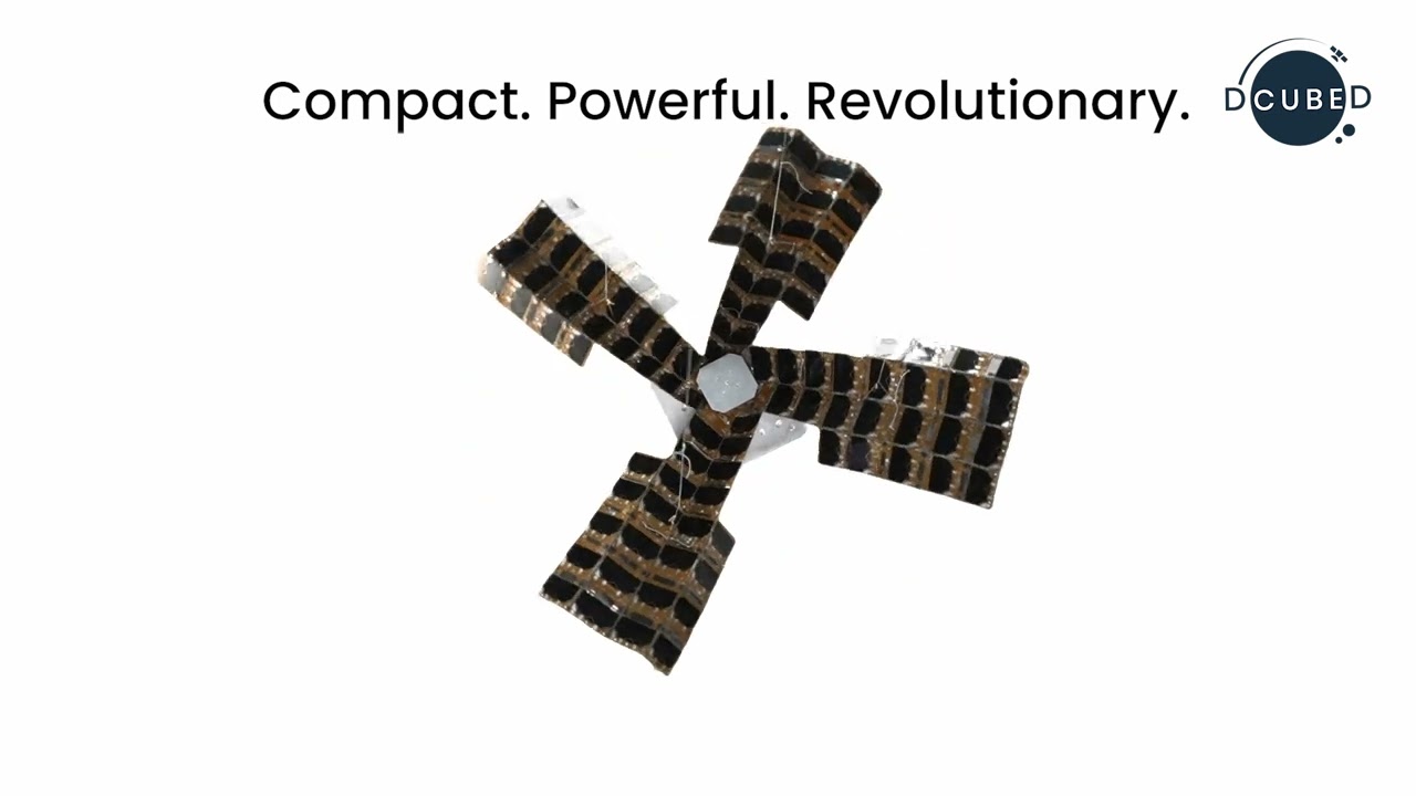 Dcubed 100W Origami Solar Array