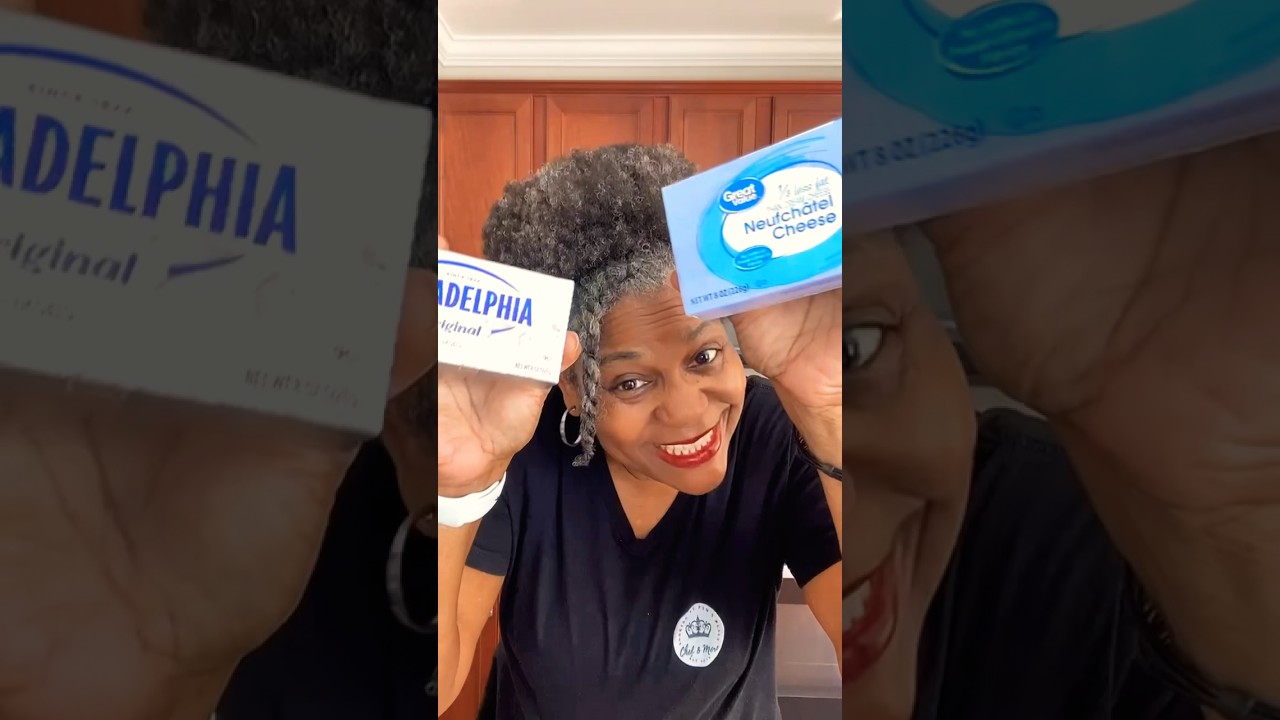 WHAT IF! Neufchâtel vs of Cream Cheese! #shorts