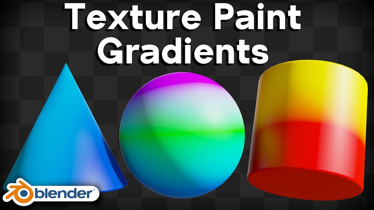 How to Texture Paint Gradients in Blender (Tutorial)