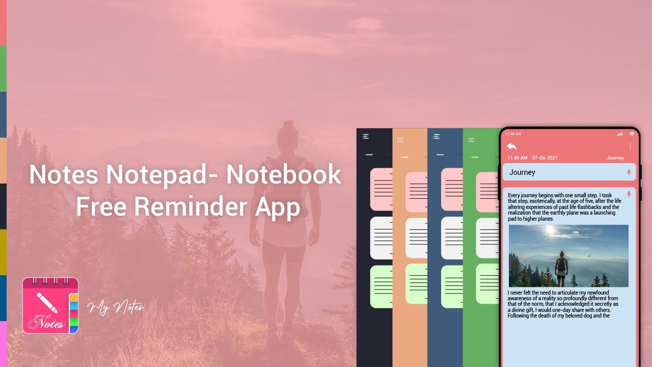 Notes Notepad- Notebook Free Reminder App