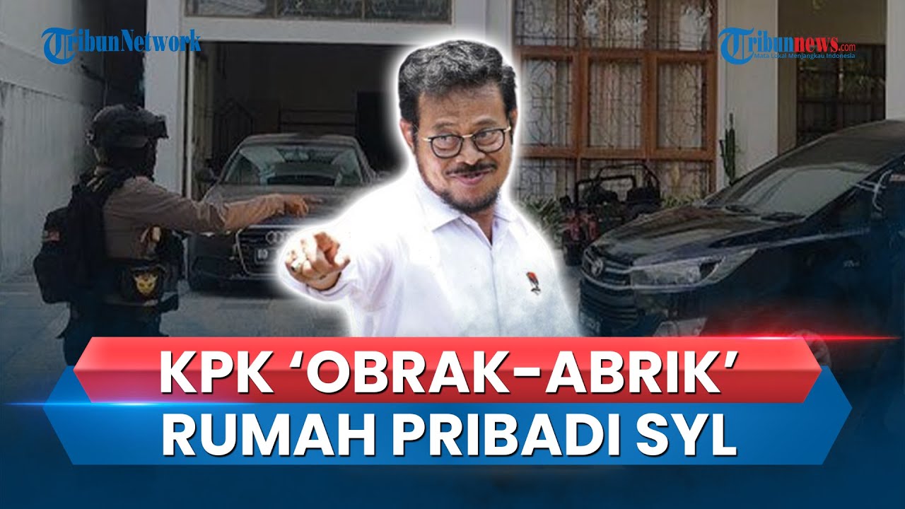 5 Jam KPK Geledah Rumah Pribadi Syahrul Yasin Limpo di Makassar Buntut Kasus Dugaan Korupsi ...