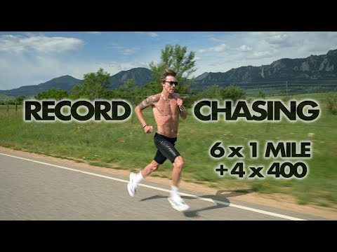 RECORD CHASING | 4:28/mi in 6x1 Mile!?