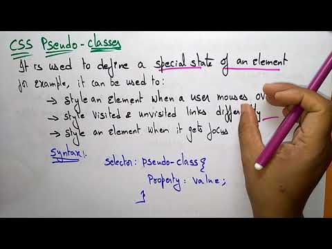 Learn CSS pseudo classes | CSS tutorials | by bhanu priya - Mind Luster