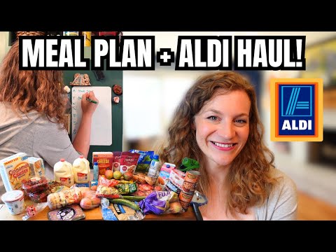 MEAL PLAN & ALDI HAUL! GROCERY SHOPPING FOR MY FAMILY THE SMART WAY!