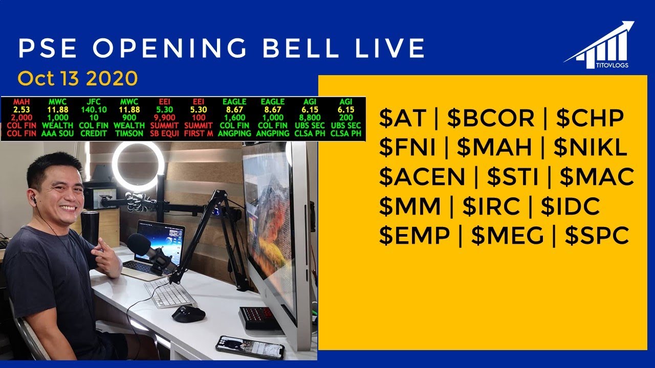 PSE OPENING BELL  LIVE | OCT 13, 2020