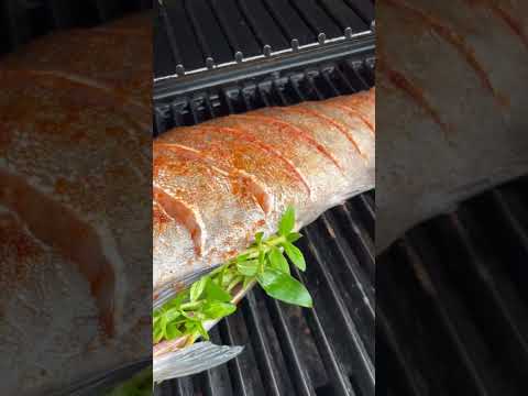 Grilled whole GROUPER! #grilledgrouper #tasty #fyp #yummy