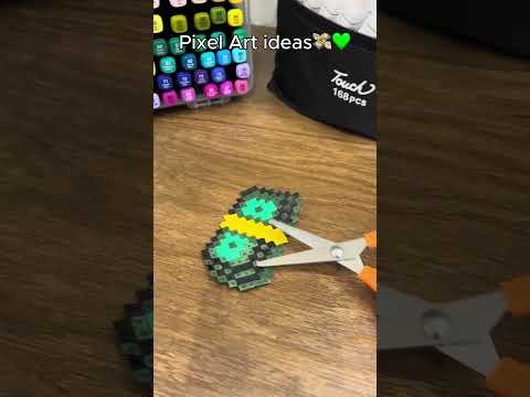💸Pixel Art ideas💚! #pixel #pixelart #pixelartideas #art #artideas #roomdecor #fyp ツ #drawing