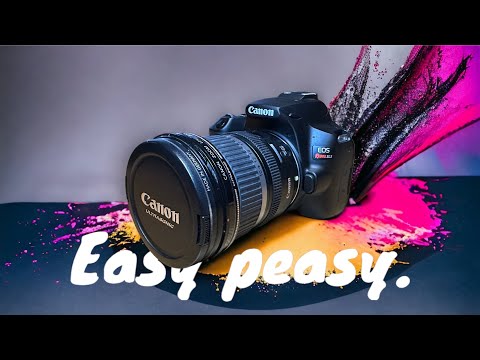 How to setup a Manual Focus Lens on Canon Cameras