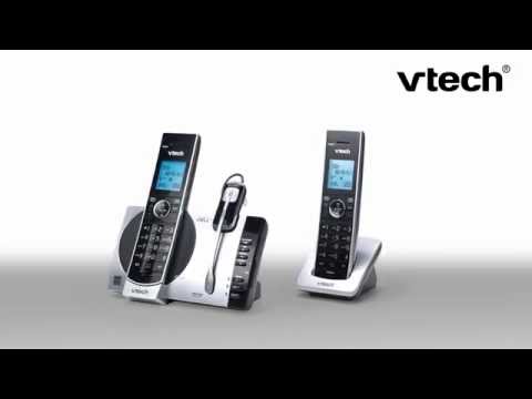 DS6771-3 2 Handset Connect to Cell™ Answering System with Cordless Headset