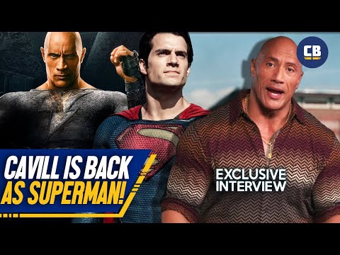 Black Adam's Dwayne Johnson Talks Henry Cavill's Shocking Superman Return! How The Rock Got Him Back