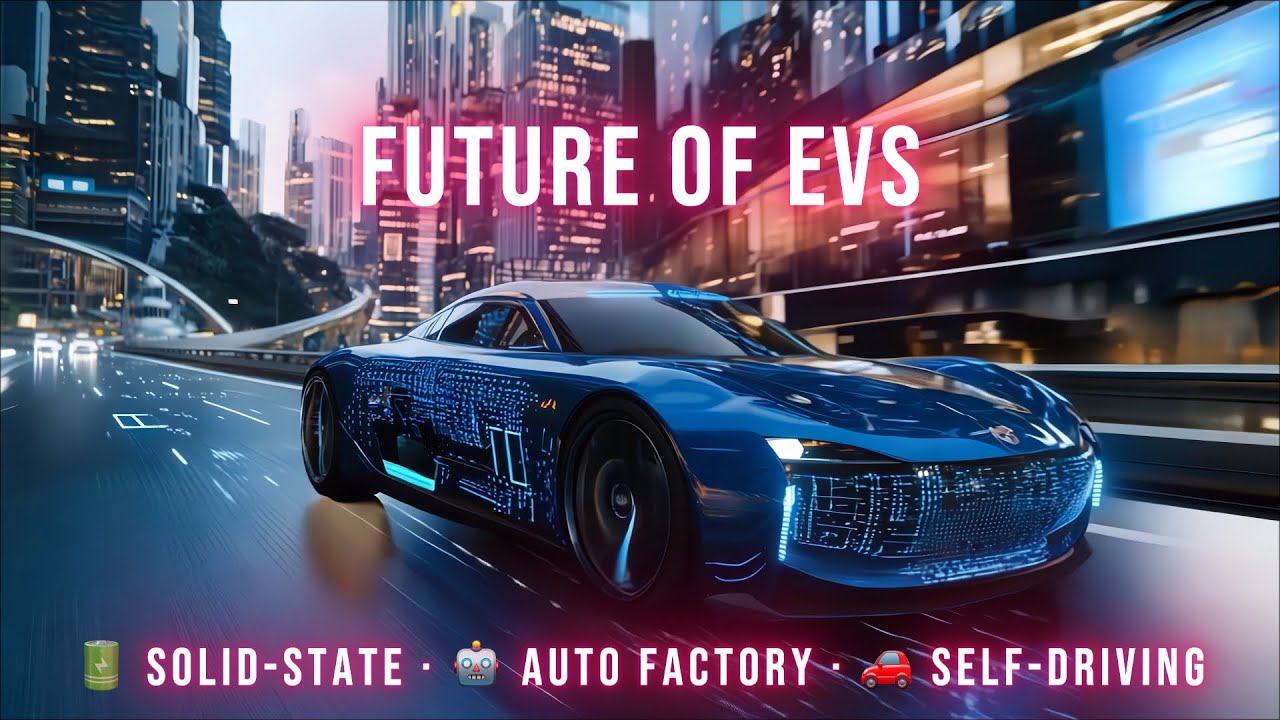 Future of EVs–AI Generated Solid State Battery, Super-capacitor, Self Driving Car Factory Automation