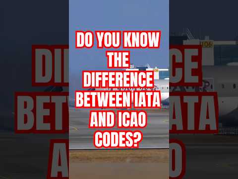 What’s the Difference Between IATA and ICAO Codes? 🤔