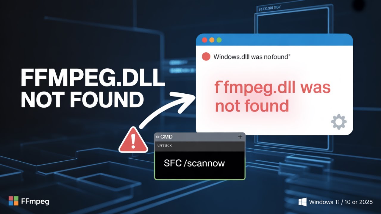 Fix ‘ffmpeg.dll Not Found’ Error on Windows – Quick & Effective Solutions!