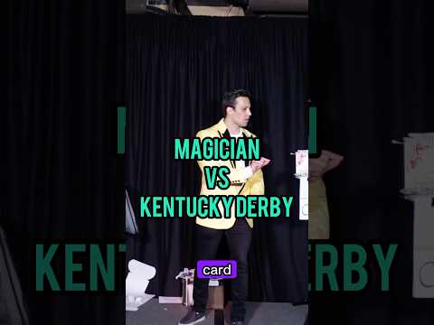 Magician VS Kentucky Derby Horse #jakeofspades #spadesnation #magician #kentuckyderby #triplecrown