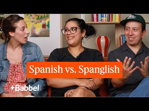 Spanglish vs. Spanish vs. English