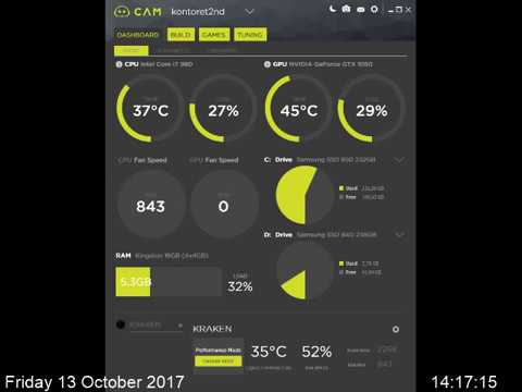 NZXT cam 3.3.5 software