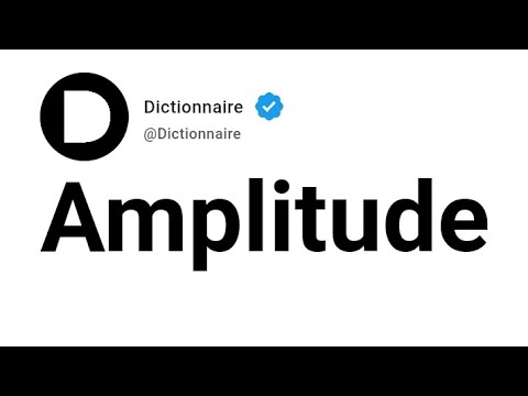 Amplitude Signification En Français