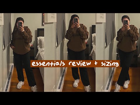 FEAR OF GOD ESSENTIALS HOODIE REVIEW AND SIZING