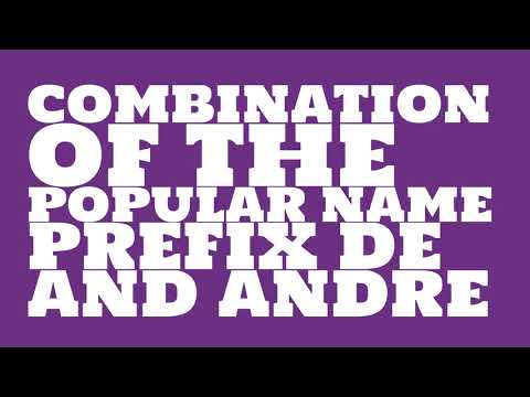 What does the name Deandre mean?