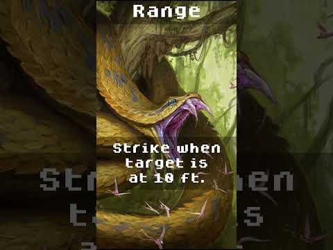 D&D 5e Battle Tactics: Giant Poisonous Snake!