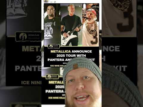 METALLICA announce new tour dates #metallica #pantera #limpbizkit #australia #shorts #music #news