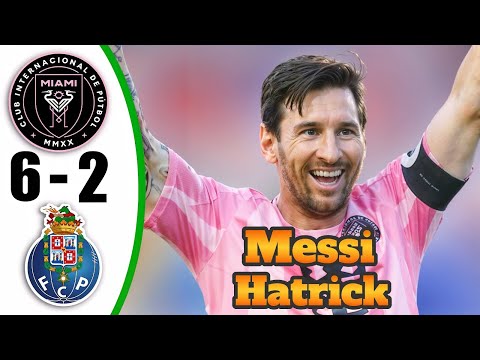 Messi Hat-Trick 💥 Inter Miami vs Porto 6-2- All Goals & Highlights - Club World Cup 2025