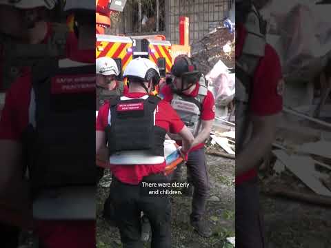 Rescuers search for survivors after deadly Russian strike on Kyiv