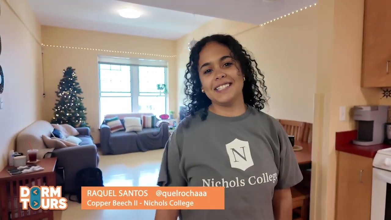 The College Tour at Nichols College – Dorm Tours with Raquel Santos