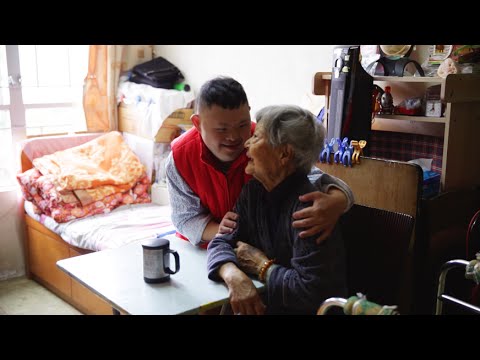 The long waiting game: Meet the 90-year-old mother caring for her 47-year-old son with Down's