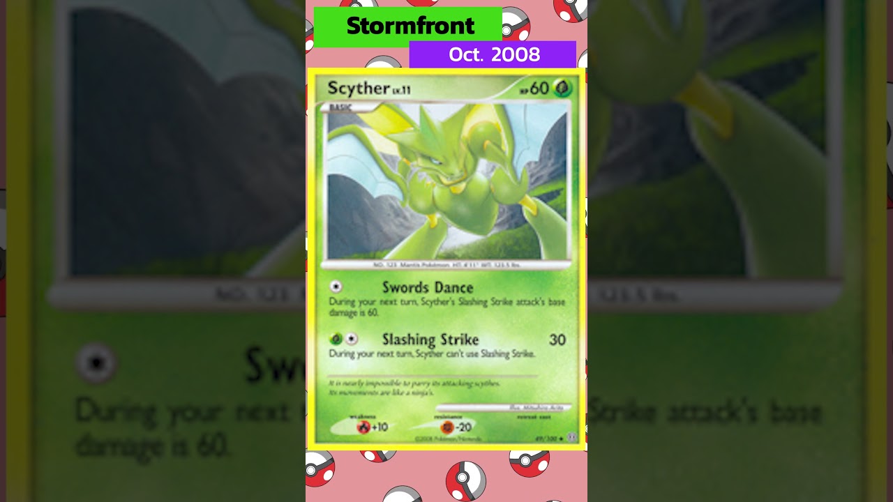 All Scyther Cards in 60 seconds | PokedexWiki