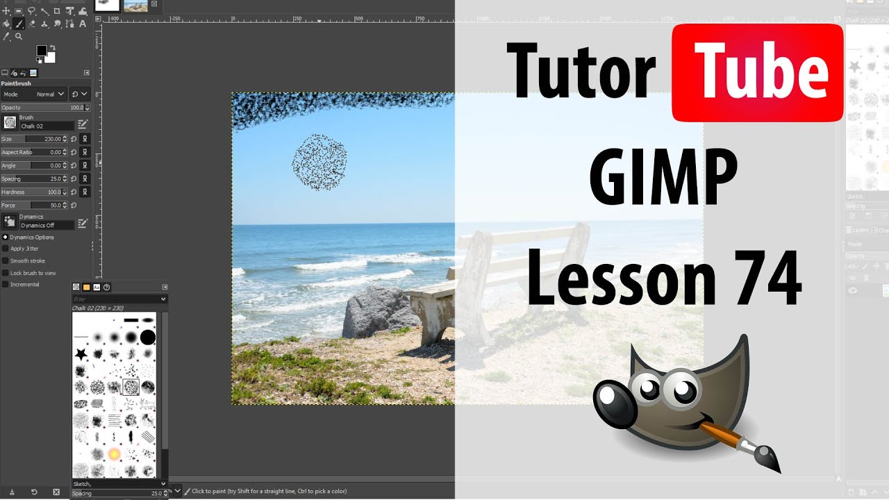 GIMP - Lesson 74 - Bucket Fill Tool