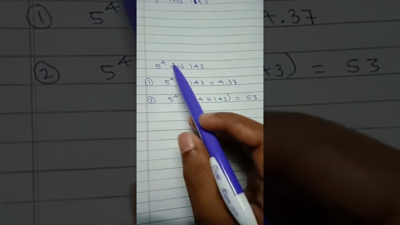 How to calculate mod of large numbers in 10 secs