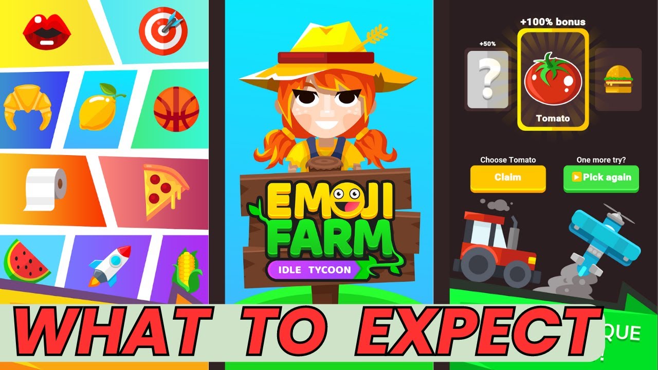 Emoji Farm: Idle Tycoon | Farming Simulator & Business Game