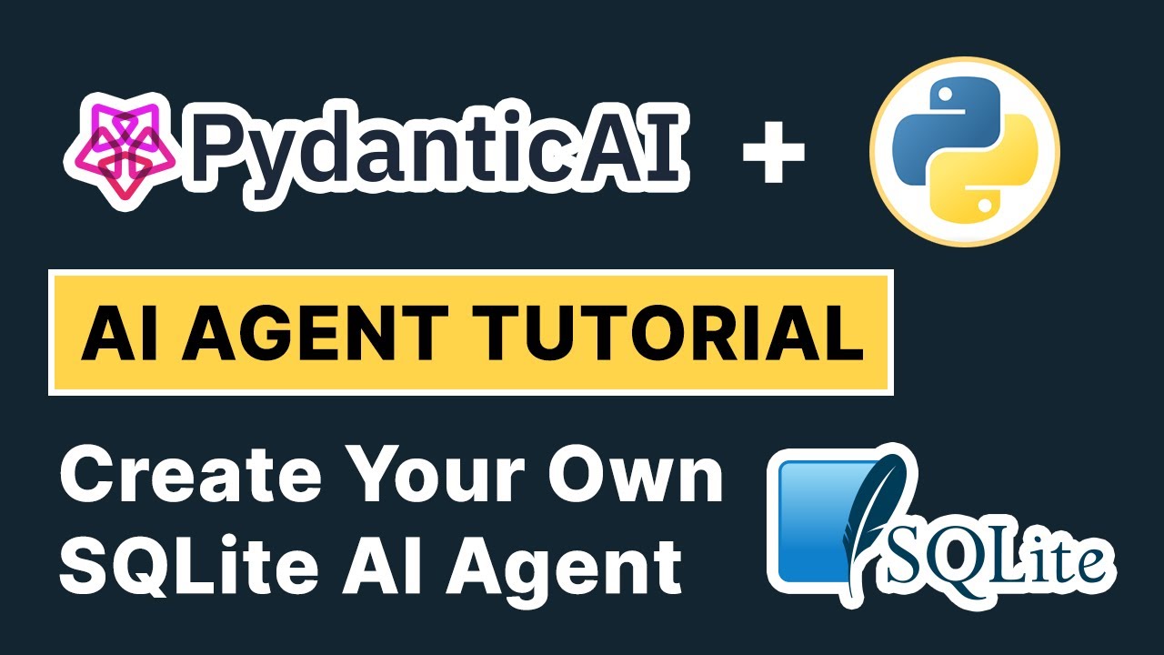 Building Your Own SQLite AI Agent With PydanticAI | AI Agent Tutorial For Beginners