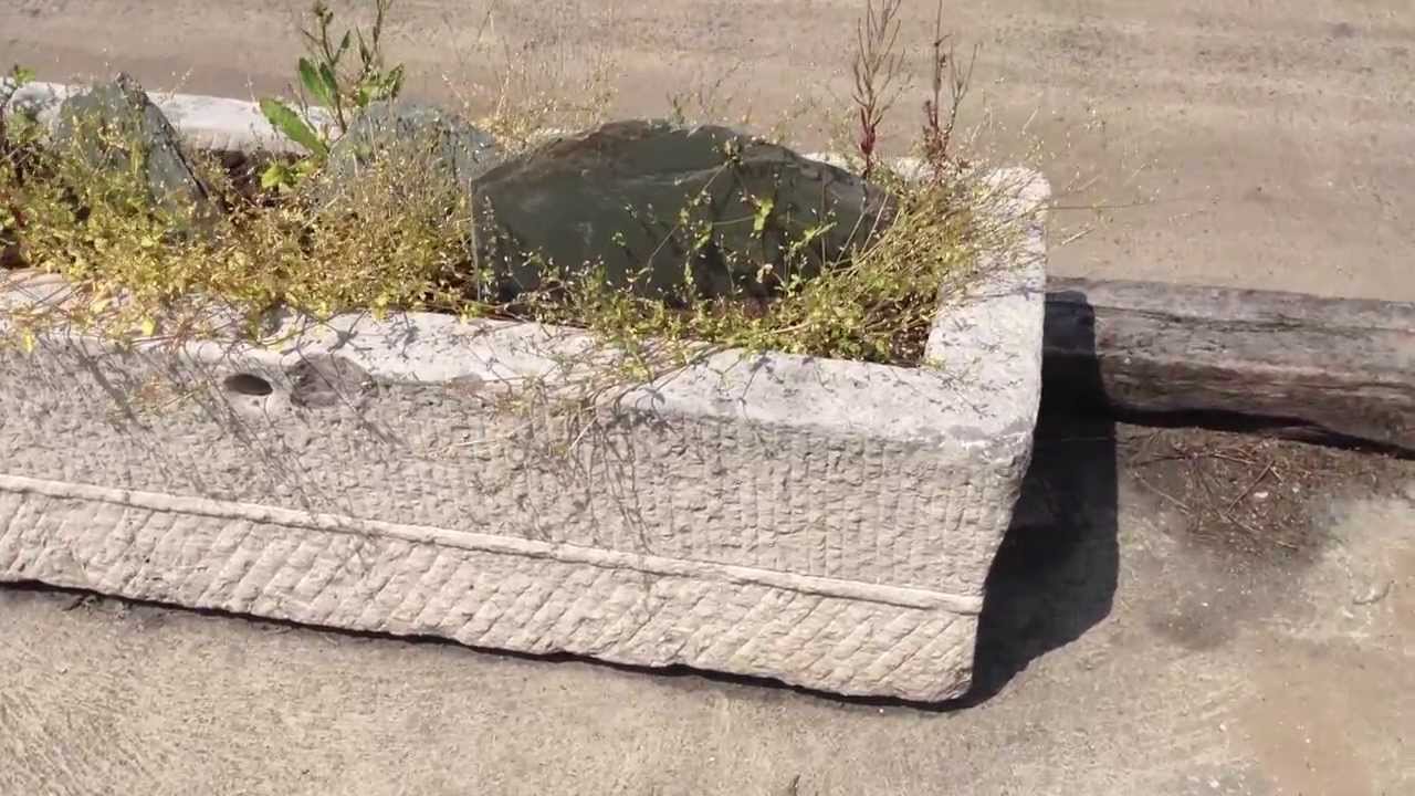 Natural stone trough / bath